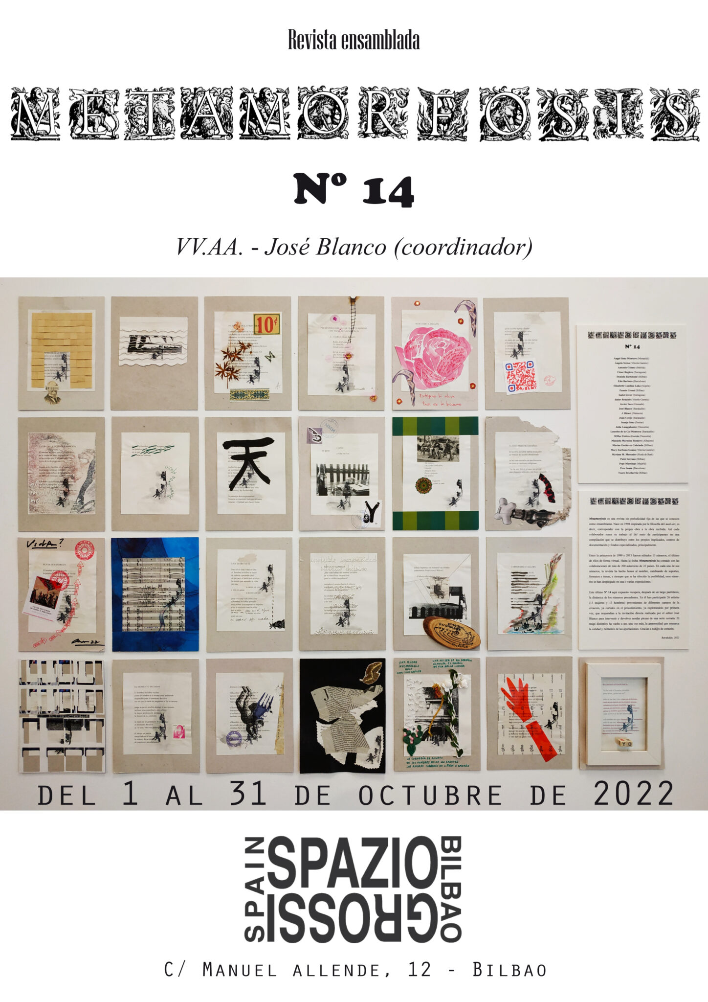 "Metamorfosis": Exposición colectiva de José Blanco - Pasta y Pizza Grossi